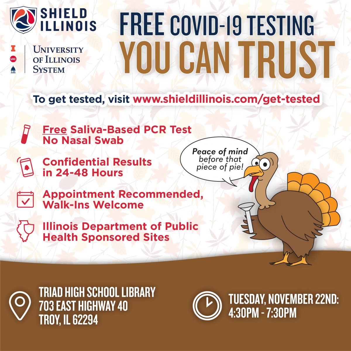 Triad, UI partnership offering free Covid testing – The Troy Times Tribune