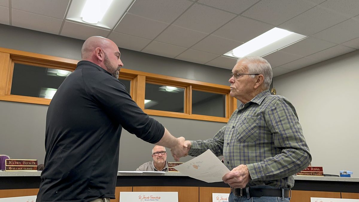 St. Jacob swears in new trustee, new police chief announces resignation ...